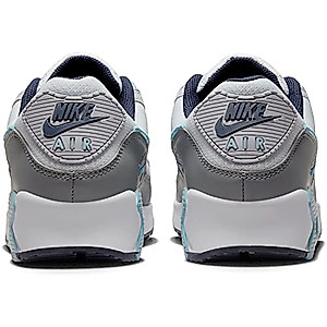 Nike Air Max 90 Men's Shoes (Pure Platinum/Worn Blue, us_Footwear_Size_System, Adult, Men, Numeric, Medium, Numeric_9)