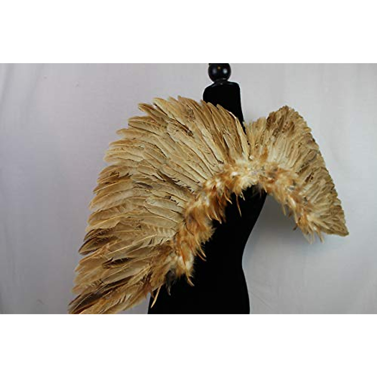 Nature Brown Turkey and goose Feather, Angel Wings Costume, Party, Photography Fun Dress Up Angel Wing (Nature -002)