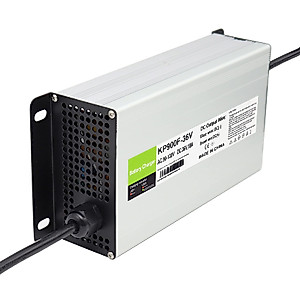 36V 18A Golf Cart Battery Charger with Crowsfoot Style Connector Crows Foot Plug