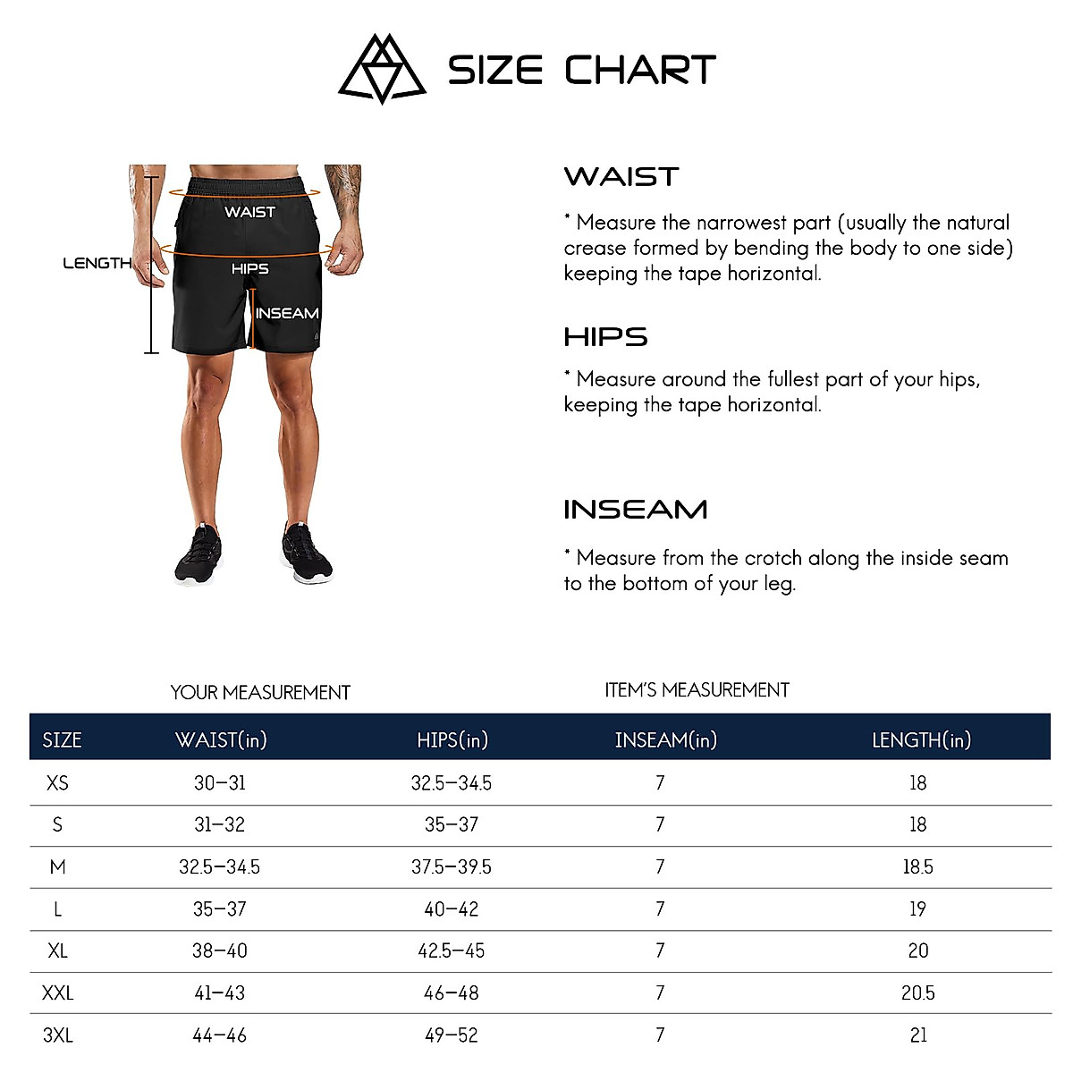 Haimont Mens Black Athletic Shorts Quick Dry Running Shorts with Zipper Pocket Lightweight Workout Linerless L