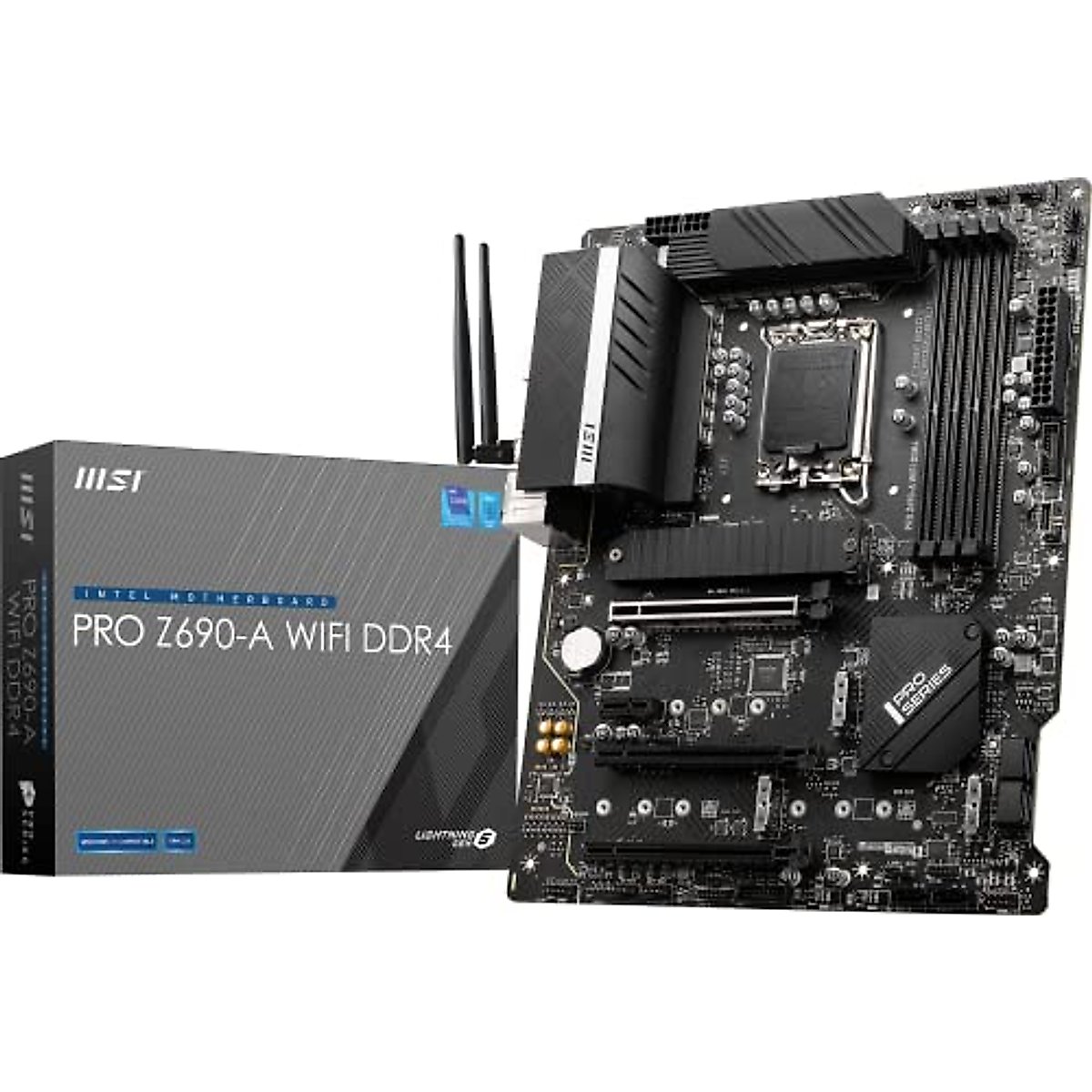 MSI PRO Z690-A WiFi DDR4 ProSeries Motherboard (ATX, 12th Gen Intel Core, LGA 1700 Socket, DDR4, PCIe 4, CFX, M.2 Slots, Wi-Fi 6E)