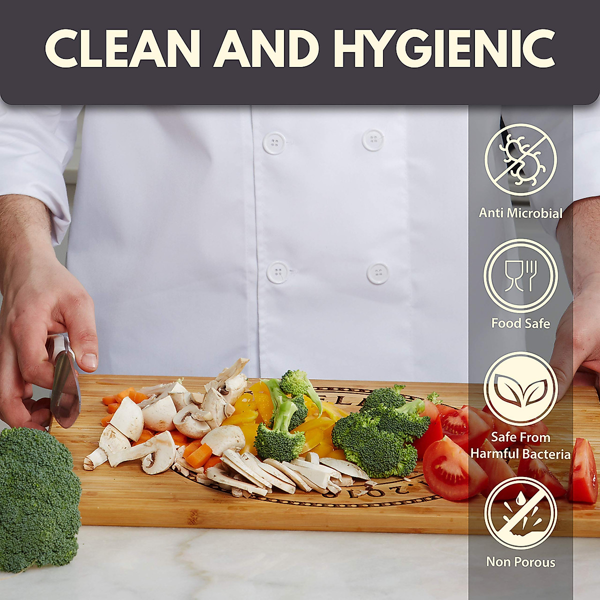 Personalized Cutting Board - 9 Designs |11" x 17 3/4"| Bamboo Cutting Board - Wedding Gifts for the Couple, Housewarming Gifts, Anniversary, Grandma Gifts, Engraved Kitchen Sign & Decor - Rectangular