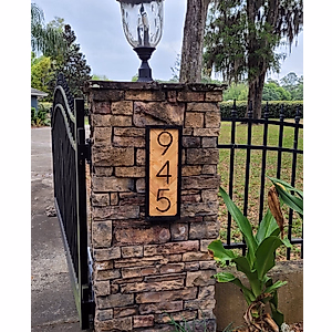 Hardware Set for Flaoting House Numebrs, House Numbers Screws for Outside, Screw Set for Modern and Sleek Floating Address Numbers, Mounting System Parts