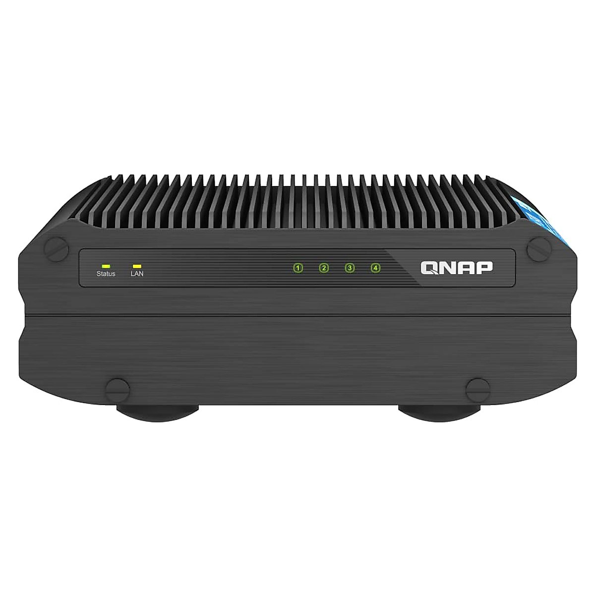 QNAP TS-i410X-8G-US 4 Bay High-Speed fanless Industrial NAS with dual-10GBe, Intel Atom CPU, 8GB DDR4 Memory and 2.5GbE (2.5G/1G/100M) Network Connectivity (Diskless)