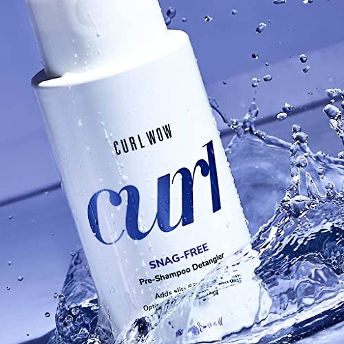 Curl Wow Snag-Free Pre-Shampoo Detangler – Adds slip to curls before you shampoo for tangle-free washing and a deeper, fresher clean; reduce breakage
