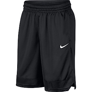 Nike Dri-FIT Icon, Men's basketball shorts, Athletic shorts with side pockets, Black/Black/White, 3XL