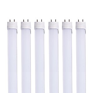 MKUJOO 6pcs 3FT 15W T8 Tube Light White Daylight 6000k T8 LED Bulbs Shop Lights Ballast Bypass G13 Base 3 Foot Milky Cover Fluorescent Tube lamp Replacement AC100-277V(3ft 15w, 6 Pack)