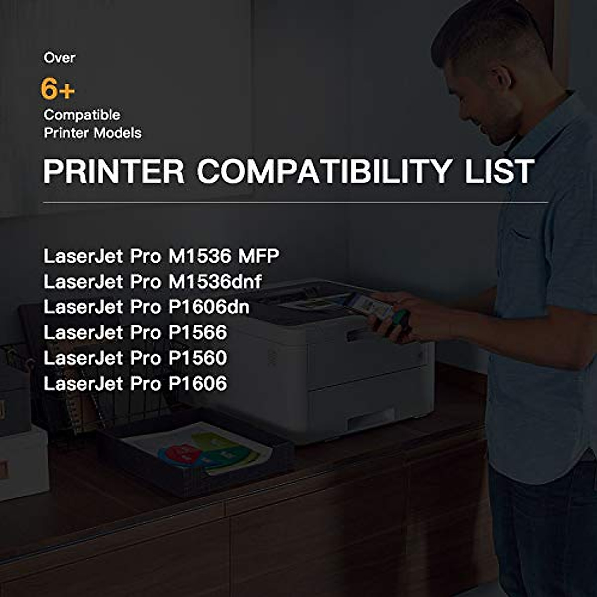 E-Z Ink (TM Compatible Toner Cartridge Replacement for HP 78A CE278A to use with Pro P1606dn, M1536dnf, P1566, P1560, P1606, M1536 Printer (Black，4 Pack)