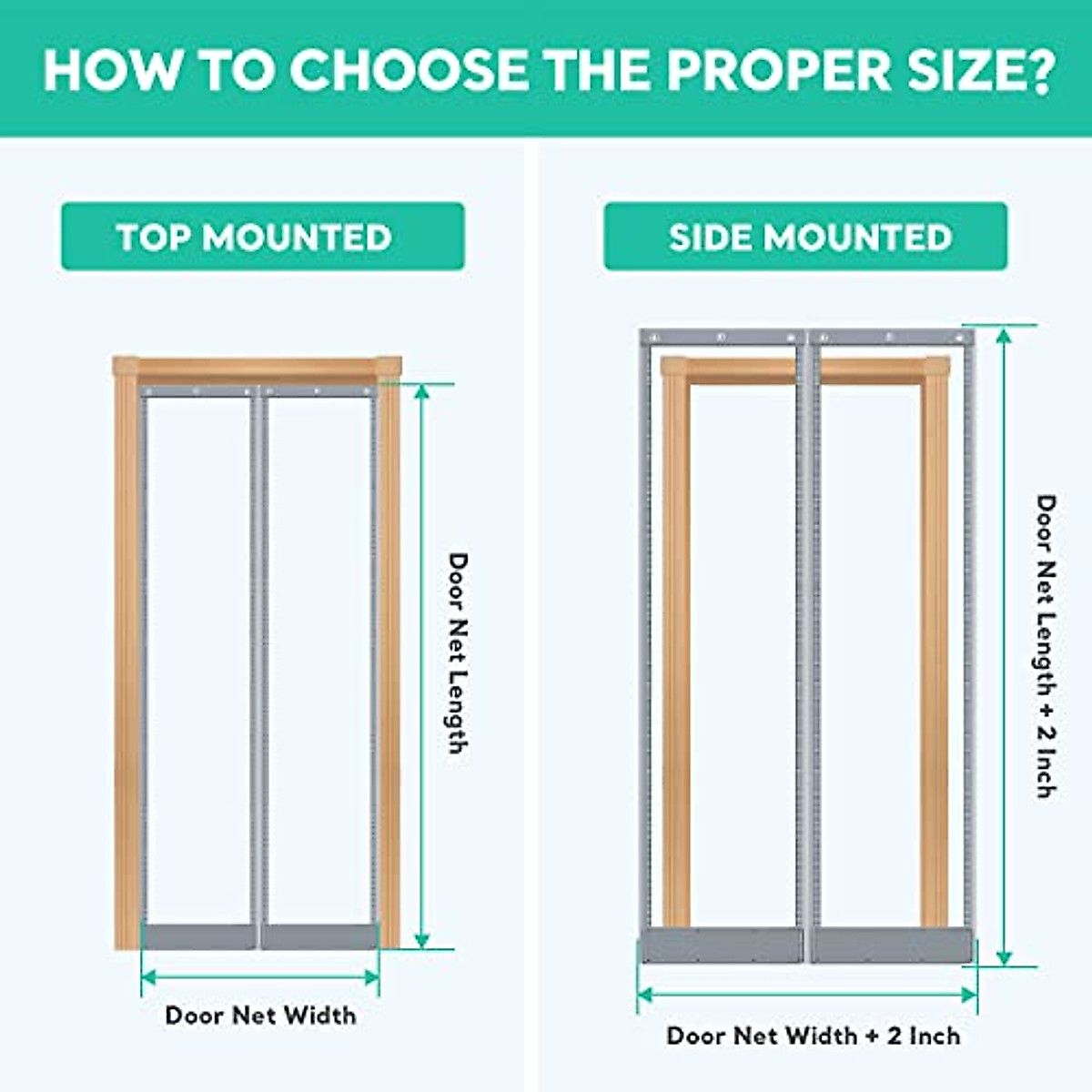 LovePads Customizable Plastic Door Curtain Strips, Magnetic Entry Curtain Panel, Heavy Duty Low Temp Waterproof Commercial Curtains for Walk-in Freezer Store Partition Doorway, Clear 12" x 72" (2 pcs)