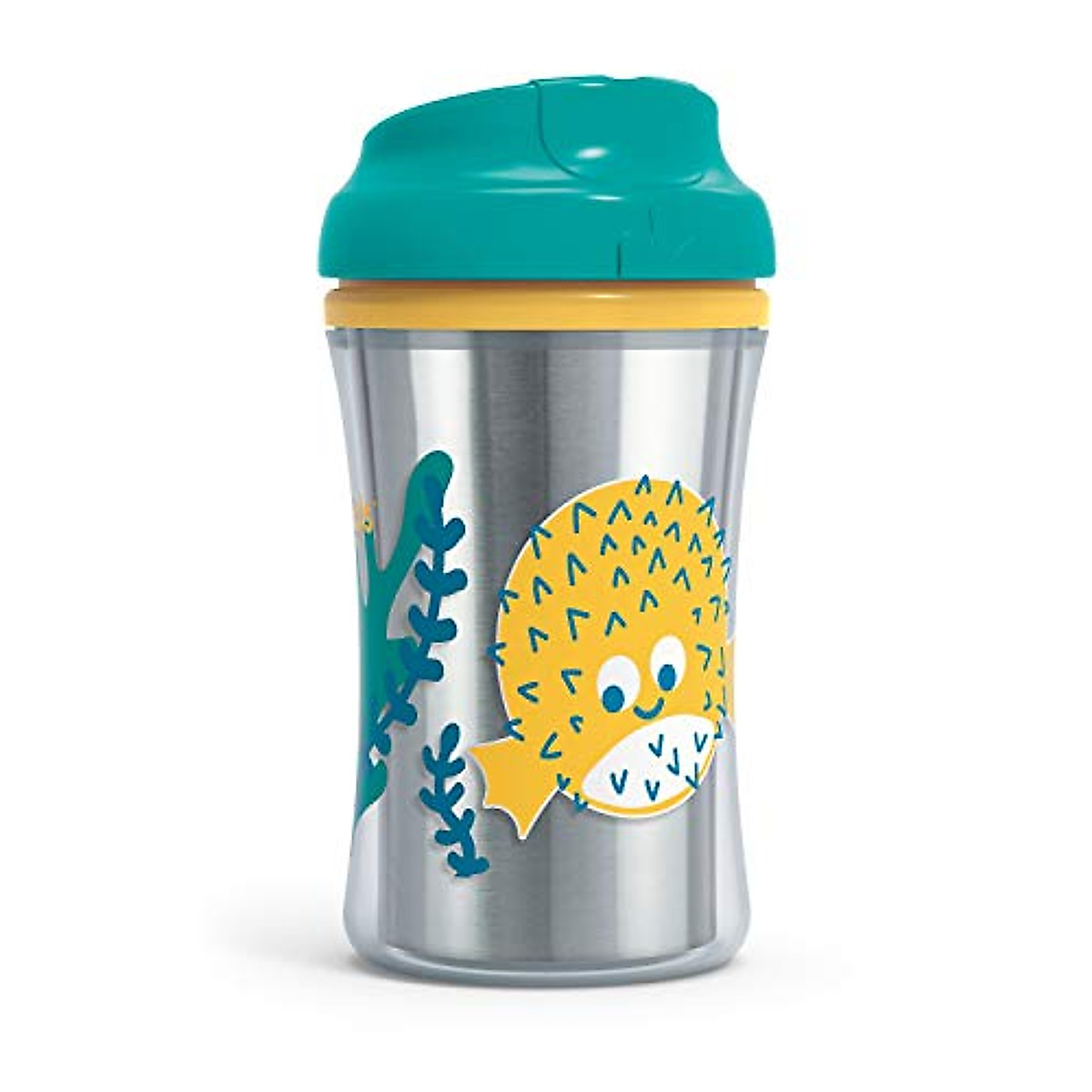 First Essentials by NUK Fun Grips Hard Spout Sippy Cup in Assorted Colors and Patterns, 9 oz., 2-Pack