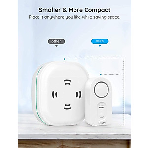 Govee Water Detectors 7 Pack Sensor with 100dB Adjustable Audio Alarm Bundle with Govee WiFi Smart Gateway with Alert Email & APP Push for Home Bedrooms