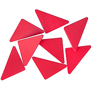 Thirteen Chefs Cutting Board Feet, Non Slip Silicone Pads, Set of 8, Red - Non Adhesive, Glue Free