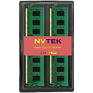 NVTEK 16GB (2X8GB) DDR3 1600MHZ PC3-12800 UDIMM 2Rx8 1.35V 240-PIN Non-ECC Unbuffered Desktop PC Computer Memory KIT