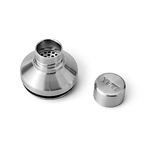 YETI Cocktail Shaker Lid Compatible With Rambler 20oz Tumbler/ 20 oz Stackable Cup/24 oz Mug/10oz Mug/10 oz Lowball/25 oz Straw Mug, Stainless Steel Cocktail Shaker Lid Only