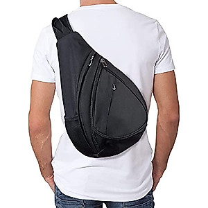 SUGLAU Sling Bag Waterproof Crossbody Backpack Hiking Daypack Shoulder Backpack Traval Outdoor Chest Bags for Men Women