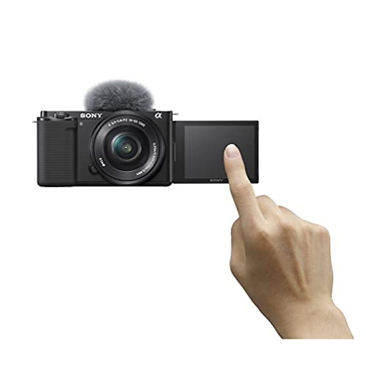 Sony Alpha ZV-E10 - APS-C Interchangeable Lens Mirrorless Vlog Camera Kit - Black