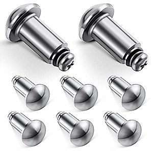 Dreyoo 8 Pack Sliver Grill Hooks Compatible with Char Broil Gas Barbecue Machine, BBQ Grill Tool Holders, Grill Kitchen Utensil Hooks Accessories