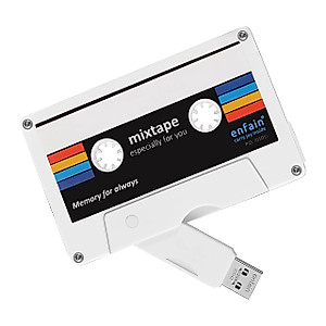 Retro Surprise DIY Mixtape USB 3.0 32GB Flash Drive 1980s Cassette Design for Memorable Occasions - Celebrate Birthdays, Anniversaries, Parents' Day, Reunions, Thanksgiving with a Personalized Gift