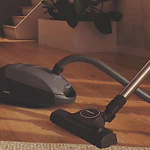 Miele Classic C1 Pure Suction Bagged Canister Vacuum, Graphite Grey - Portable, Household