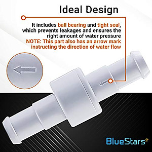 Ultra Durable D20 Pool Cleaner Hose Swivel Replacement Part Exact Fit for Zodiac Polaris Pool Cleaners by BlueStars - Compatible with 180 280 380 480 PRO and more - Pack of 3