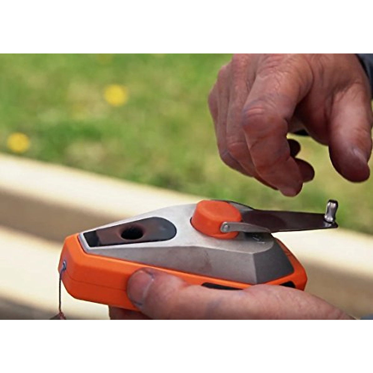 Keson K3XPRO Precision String Chalk Line Reel with 3X1 Rewind, 100-Foot