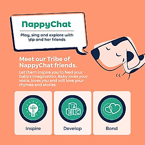 M&Y Nappychat Premium Performance Eco Diapers, Size 4 (38 Diapers) Smart Tube Technology. Leak Protection. 100% Recyclable. Hypoallergenic, Dermatologically-Tested No Lotion, Perfume or Dyes