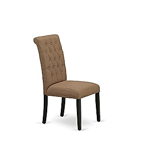 East West Furniture LGBR9-BLK-17, 9-Piece