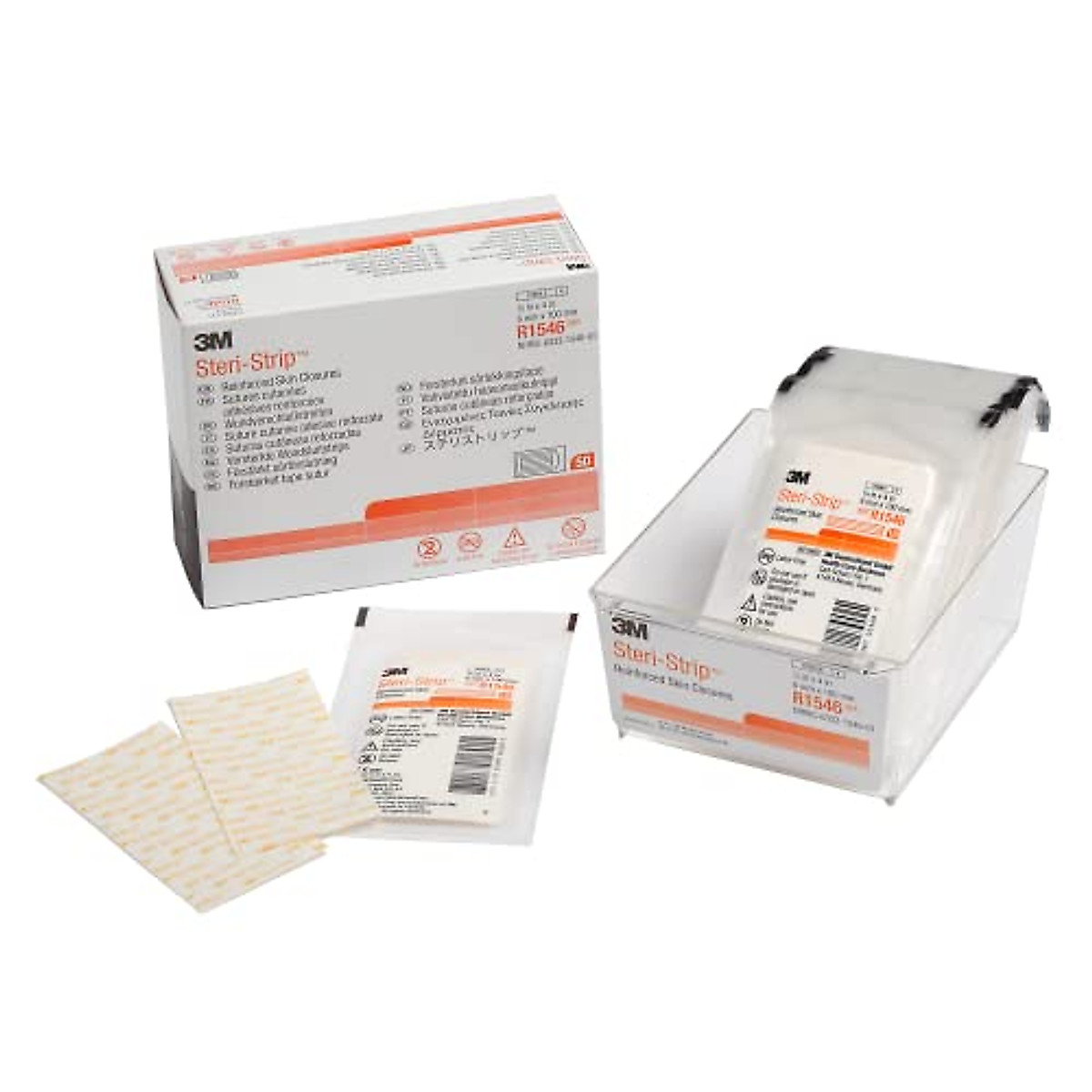 Minnesota 3M Healthcare Steri-Strip 1/4" x 4", Reinforced Category: Specialty Dressings Woundcare Products (10 Strips)