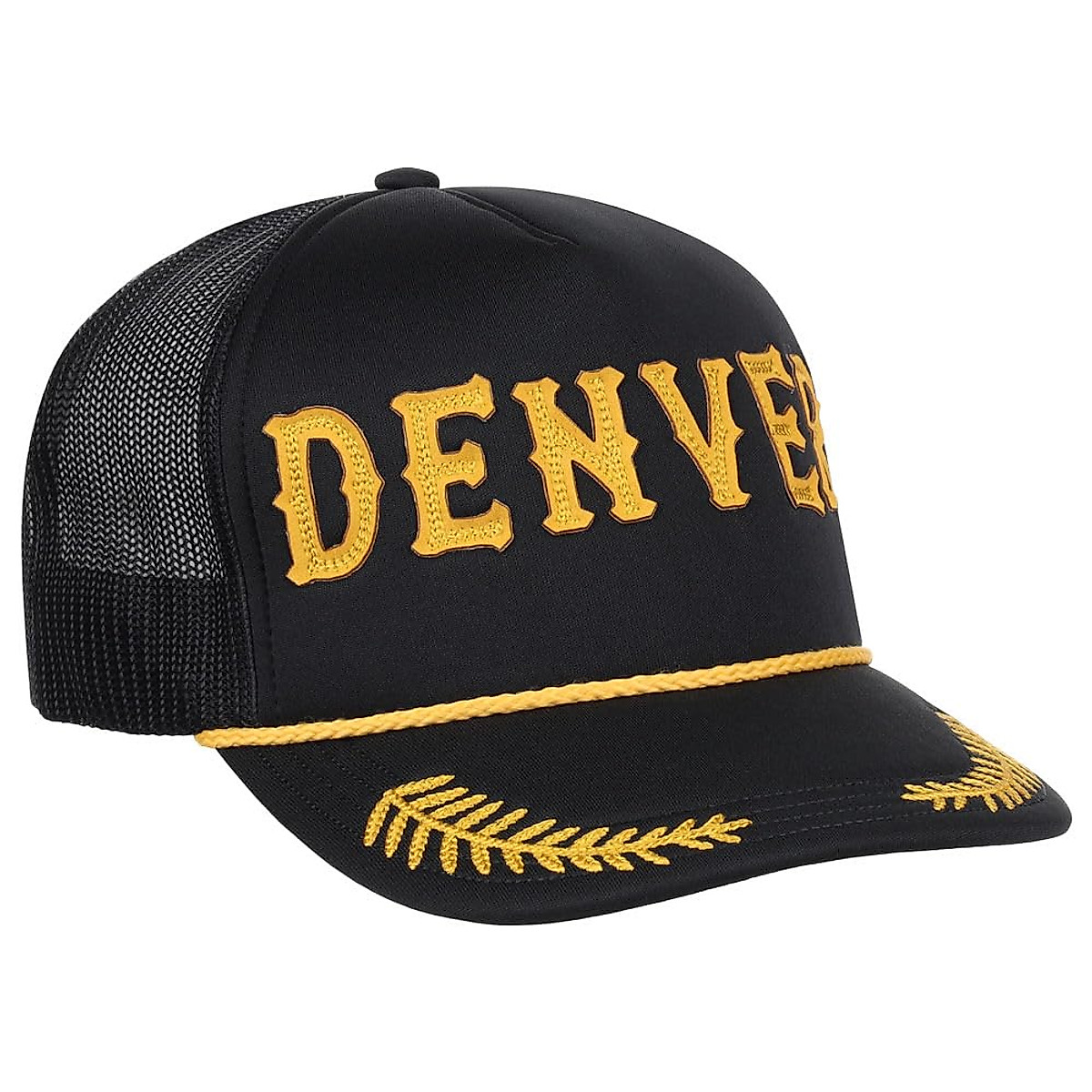 Local Crowns Generic Fish Collection Curved Trucker Colorado Adjustable Light Gray Snapback Cap