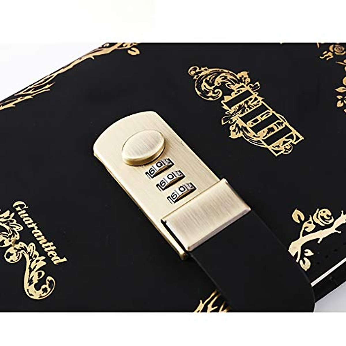 Journal Classic Lined Notebook Digital Password Notebook Hardcover Writing Journal with Lined Pages，Notebook for Work Student A5 Notebook (Color : White)