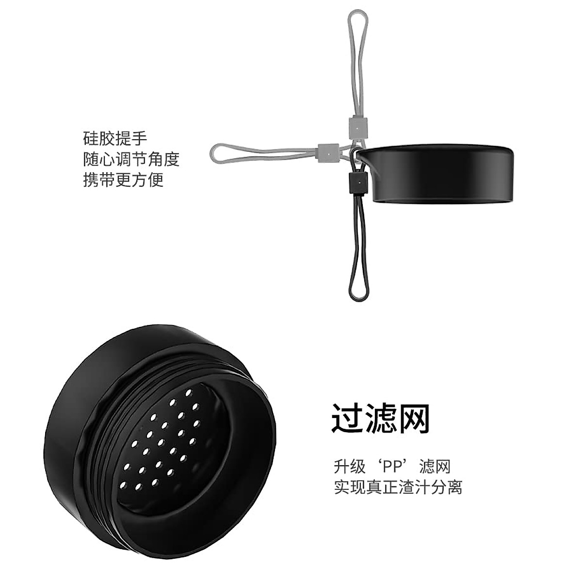 SHIDIAN Portable Blender, Personal Blender for Shakes and Smoothies, Blender shake Smoothie for Kitchen Personal Size Blenders with Rechargeable USB, 380Ml Traveling Fruit Veggie Juicer Cup With 6 Blades (Black)