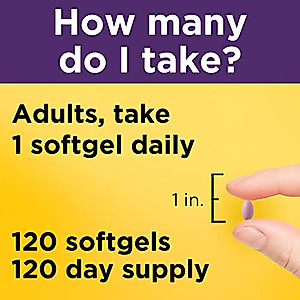 Nature Made Maximum Strength Biotin 5000 mcg, Dietary Supplement may help support Healthy Hair, Skin & Nails, 120 Softgels