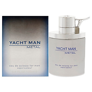 Myrurgia Yacht Man Metal toilette Spray for Men, 3.40-Ounce