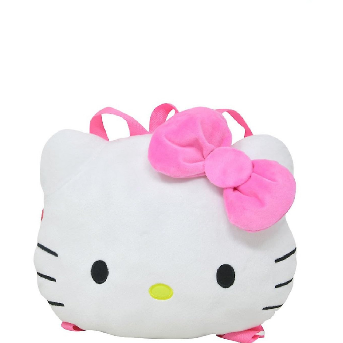 Fast Forward Hello Kitty Head Shaped Plush Backpack 10"x13"