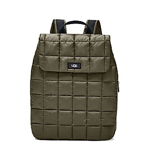 UGG womens Adaya Puff Backpack, Black, One Size US