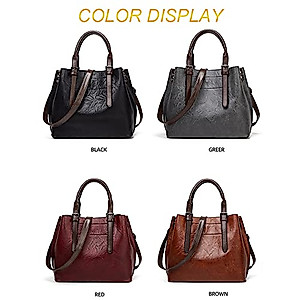 KKP Versatile handbag High texture women's large capacity single shoulder messenger bag-Claret