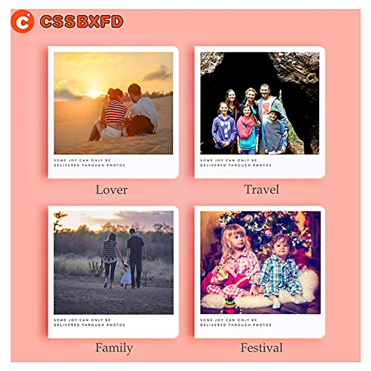 Personalized Memory Photo Album Book Custom Christmas Family Birthday Gifts for lovers kids friends idols