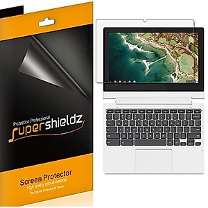 Supershieldz (3 Pack) Designed for Lenovo Chromebook C330 (11.6 inch) Screen Protector, 0.23mm, Anti Glare and Anti Fingerprint (Matte) Shield