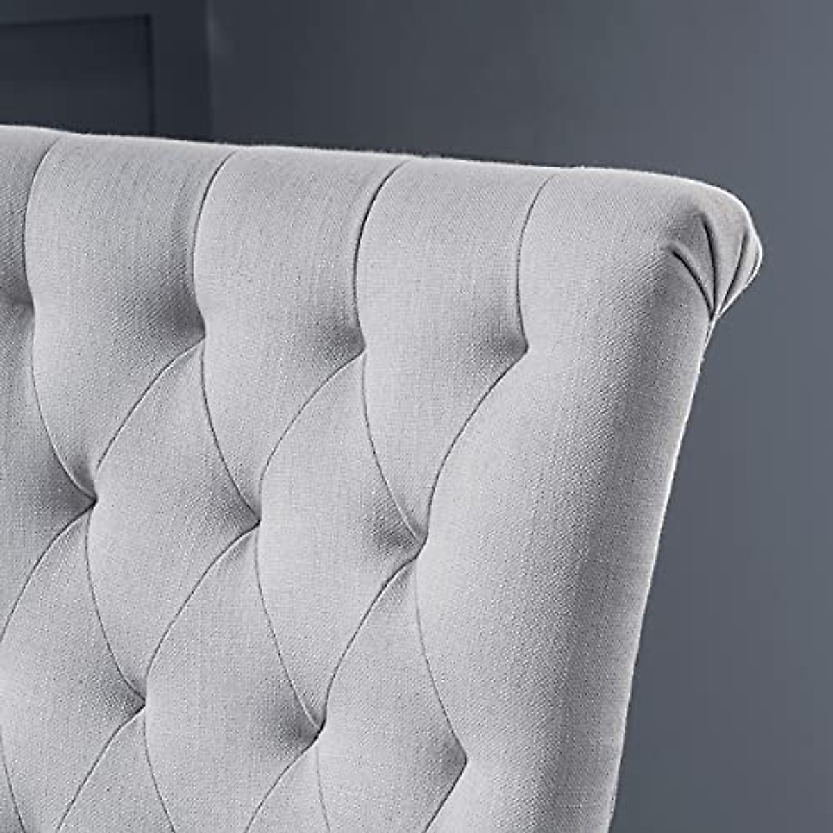 Christopher Knight Home Venetian Dining Chairs, 2-Pcs Set, Light Grey