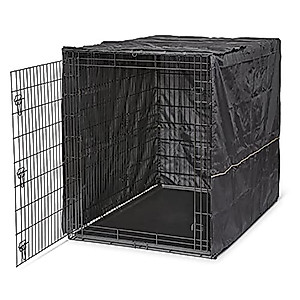 MidWest Homes for Pets XXL 54-Inch , Privacy Dog Crate Cover Designed to Fit Midwest Ginormous Dog Crate Models SL54 & SL54DD, Machine Wash & Dry, Gray,