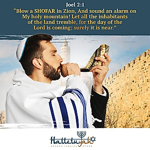 Shofar From Israel 16"-18": KOSHER ODORLESS Ram Horn Shofar | Smooth Mouthpiece for Easy Blowing | Include Velvet Bag, Clean Brush and Shofar Guide - Made In Israel By HalleluYAH