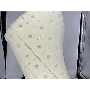 LAPOND 100Pcs Hydroponic Sponge Planting Gardening Tool Square Seedling Sponges for Small Bud Growth or Grow Seedlings