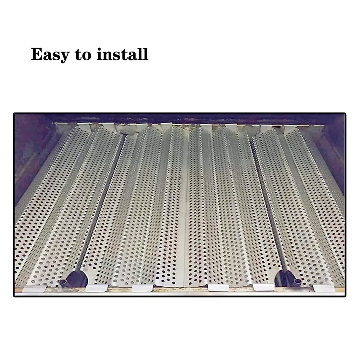 Cmanzhi S9D081 (4-Pack) 23 1/8" 16Ga Stainless Steel Heat Plate Replacement for Viking VGBQ 30 in T Series, VGBQ 41 in T Series, VGBQ 53 in T Series, VGBQ30, VGBQ41, VGBQ53