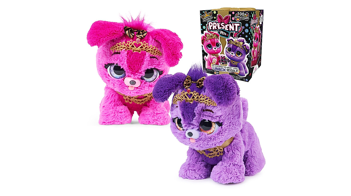 Present Pets Princess Puppy - Interactive Plush Toy