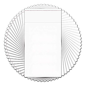 500pcs Small Clear Adhesive Bags 2" x 3" Cellophane Jewelry Packaging Bags Self Sealing Plastic Bags 1Mil for Earrings Cookie Candy Beads Coins Gifts Decorative (9 Sizes to Choose from)