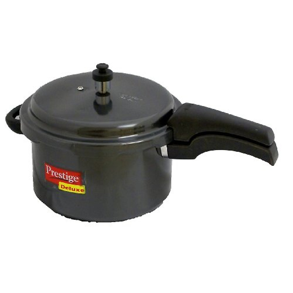 Prestige Deluxe Hard Anodized Black Color Pressure Cooker, 5-Liter