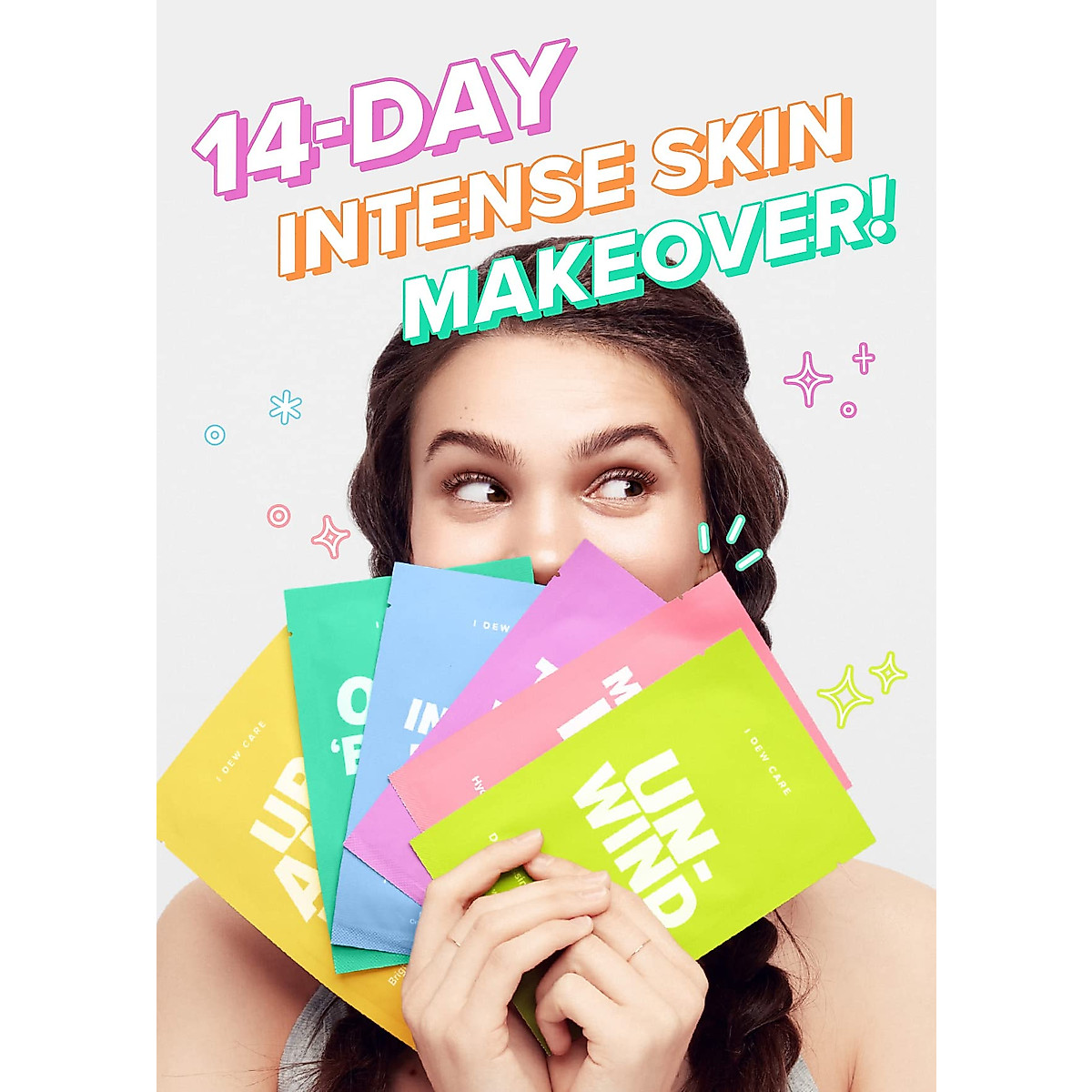 I DEW CARE Sheet Mask Pack - Let’s Get Sheet Faced + Tea Tree Sheet Mask - Here's The Tea Tree Bundle