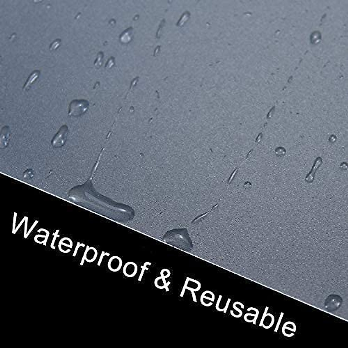 YoleShy 6 Pcs Plastic Placemats, Heat Resistant Washable Table Mats for Dining, Kitchen (17'' x 11'')