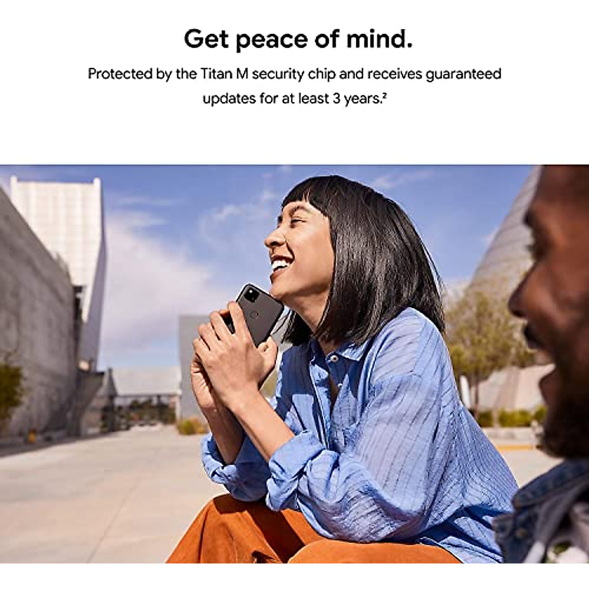 Google Pixel 4a Smartphone, 128GB Storage & Unlocked Cellular - Just Black (Renewed)