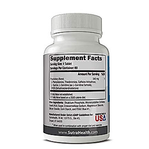 PhenAprin Diet Pills Weight Loss and Energy Boost for Metabolism – Optimal Fat Burner and Appetite Suppressant Supplement. Helps Maintain and Control Appetite, Promotes Mood & Brain Function.